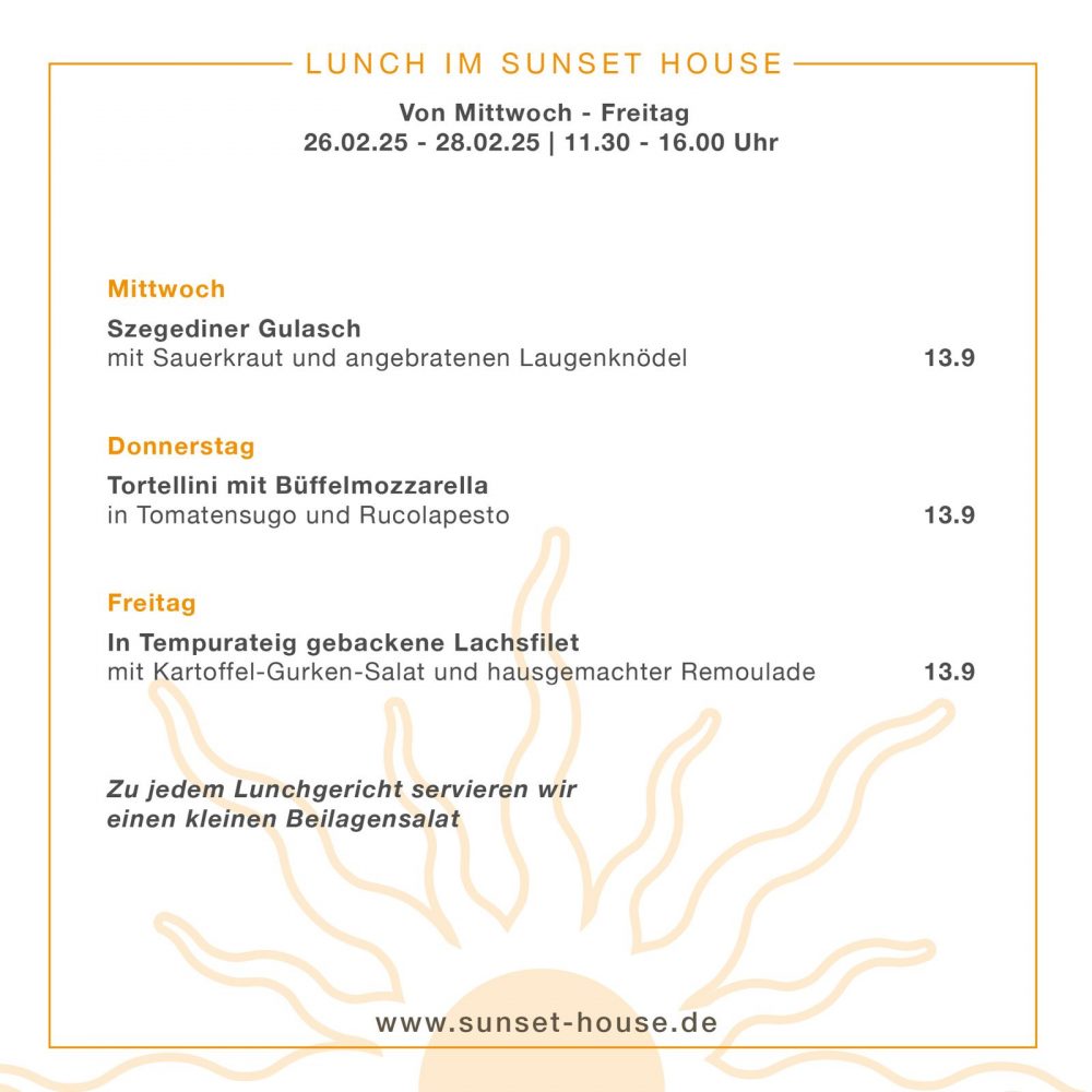 Sunset House | Restaurant | Events | Hochzeiten